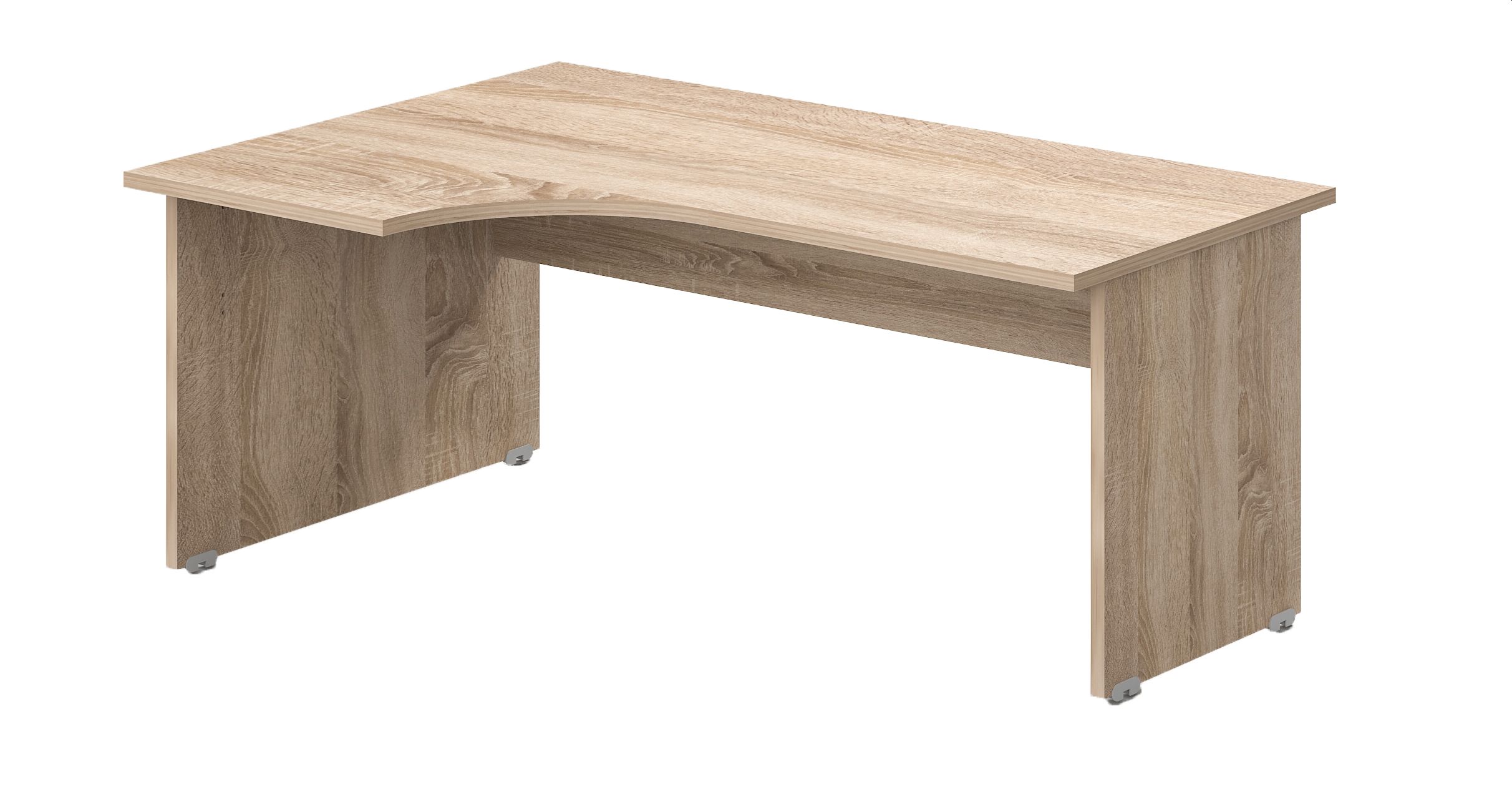 GA-160/120-J/B SAROK ASZTAL LAP LÁBBAL - Team Iroda