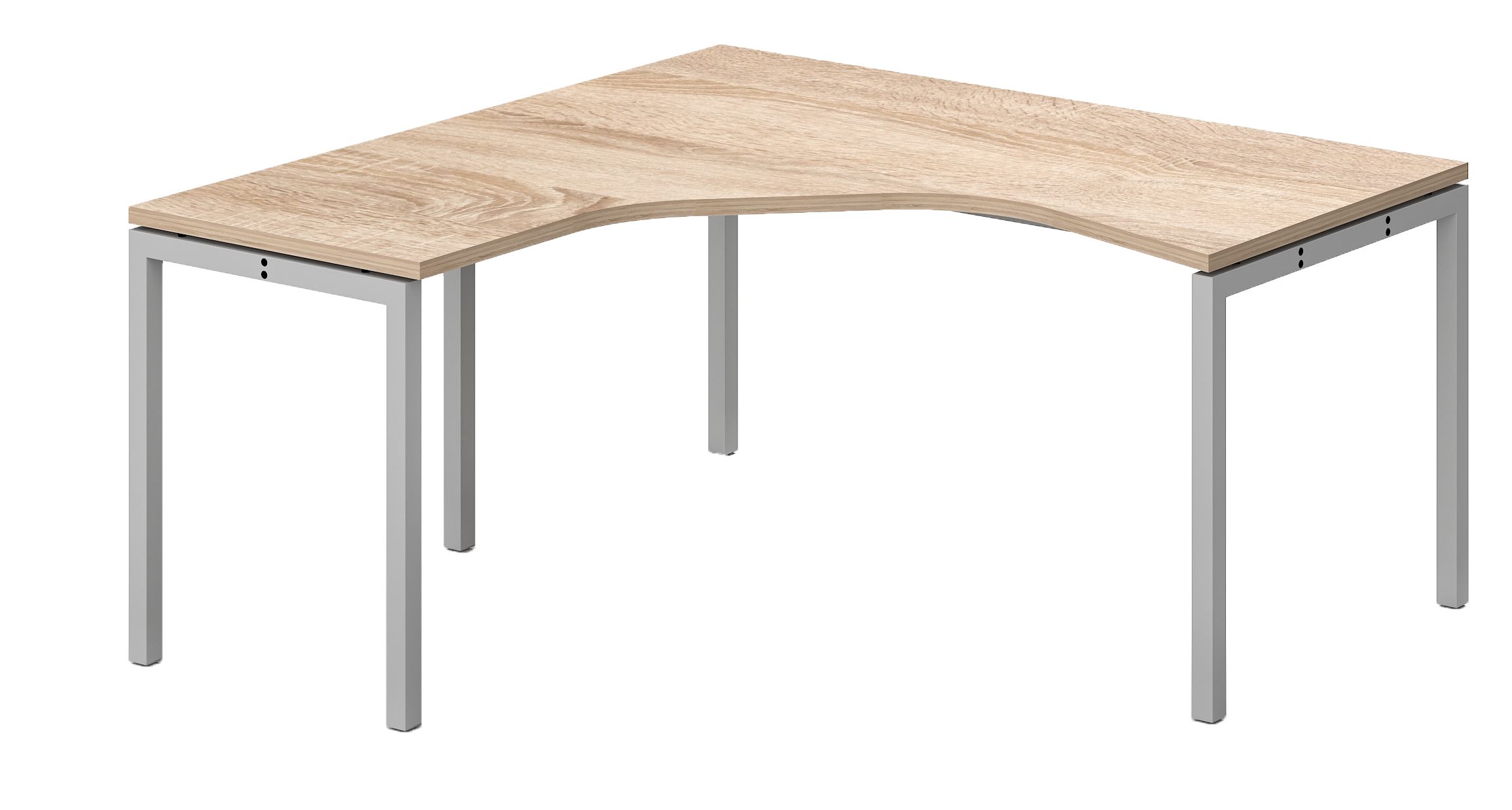 GM-160/160-COR J/B SAROK ASZTAL CORNER FÉM LÁBBAL - Team Iroda